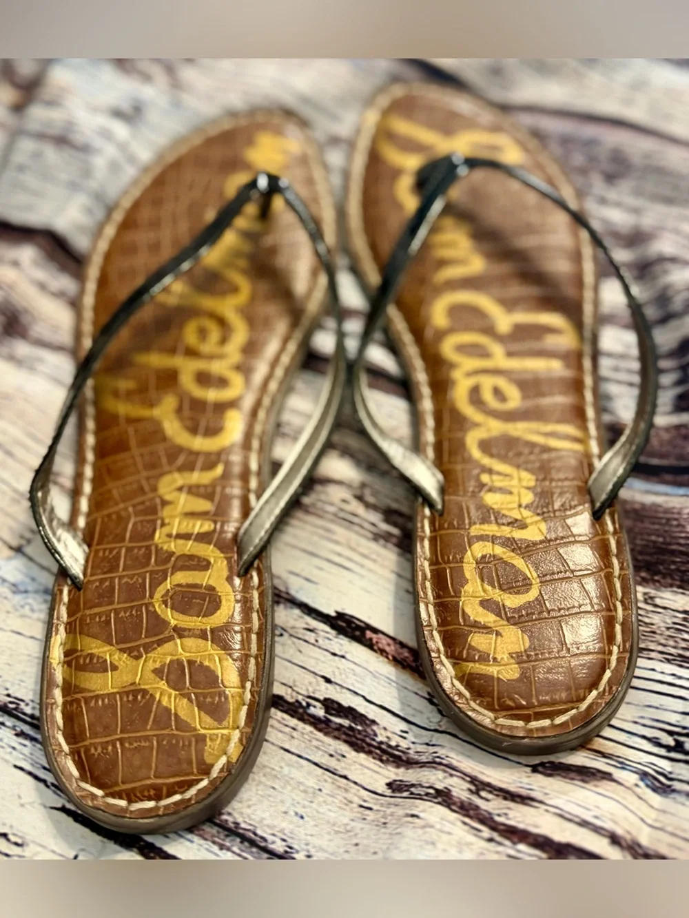 Sam Edelman | Shoes | Euc Authentic Sam Edelman Gracie Flip Flops ...